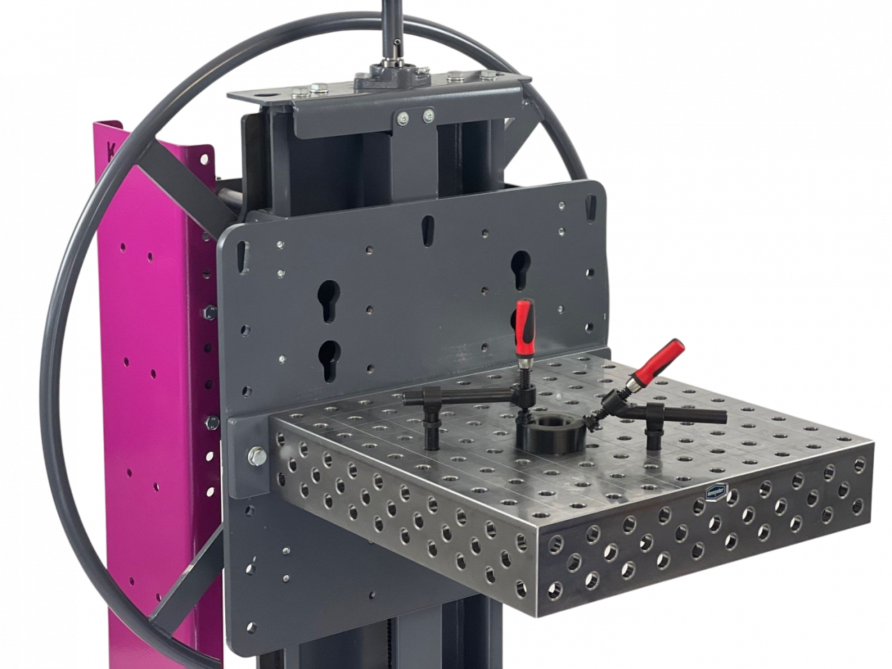 K.Lean TurnMan Schweissdrehtisch mit Demmeler Spannblock